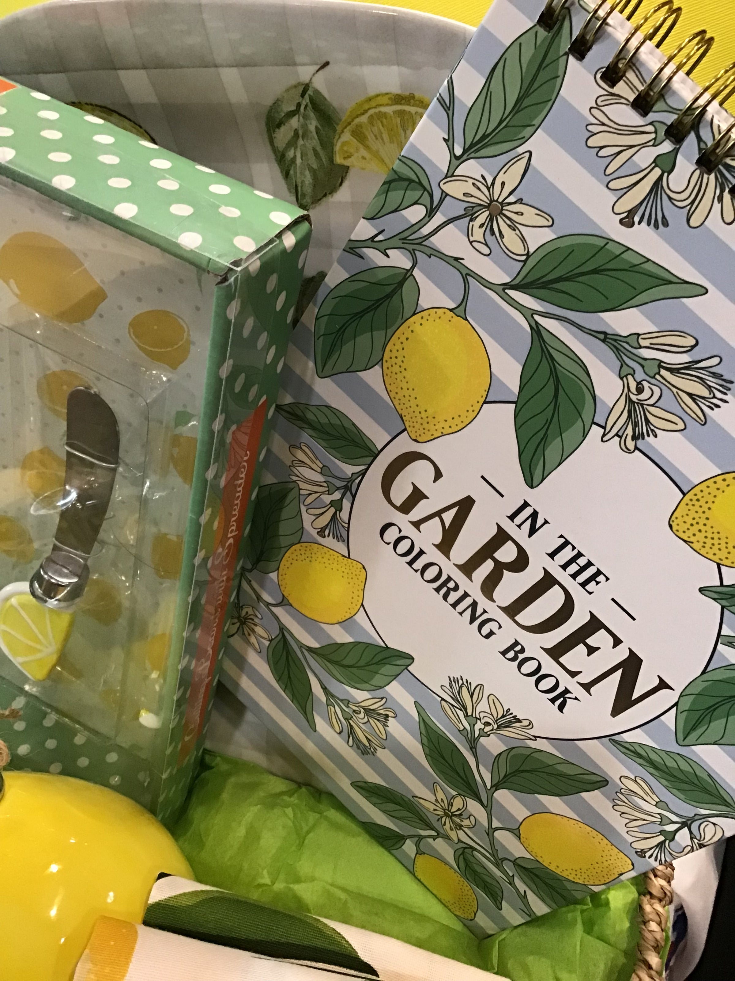 coloring book gift basket